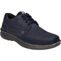 Josef Seibel Herren Schn&uuml;rschuh "Alan 09, indigo", Gr. 41, blau, Obermaterial: 100% Rindsleder Leather cow., Schuhe