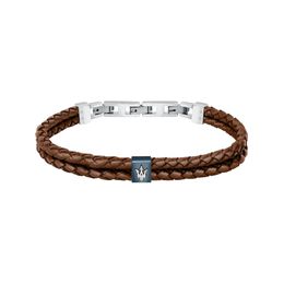 Maserati Bracelet male Brown size One Size