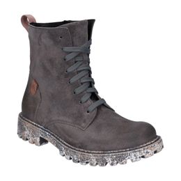 Josef Seibel Damen Stiefelette "Marta 02, asphalt-kombi", Gr. 44, grau, Obermaterial: 100% Rindsleder Leather cow., Schuhe