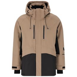 SLOPE Outdoorjacke 'Kenai' Herren Gr&ouml;&szlig;e XXL mokka / schwarz