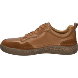 Josef Seibel Herren Sneaker "Cleve 01, camel", Gr. 43, braun, Obermaterial: 100% Rindsleder Leather cow., Schuhe