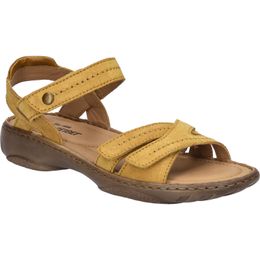 Josef Seibel Damen Sandale "Debra 62, safran", Gr. 40, gelb, Obermaterial: 100% Rindsleder Leather cow., Schuhe