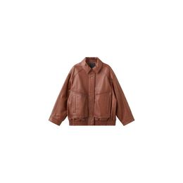 Mango Between-Season Jacket 'London' female Brown size XL
