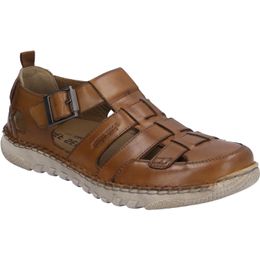 Josef Seibel Herren Slipper "Wilson 08, cognac", Gr. 47, braun, Obermaterial: 100% Rindsleder Leather cow., Schuhe