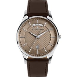 Jacques Lemans Analog Watch male Brown size One Size