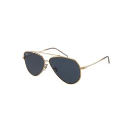 Ray-Ban Sonnenbrille Herren Gr&ouml;&szlig;e One Size Second Hand gold