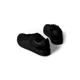 Herren Sneaker "CLASSIC CUP LACEUP ZIP LTH", Calvin Klein Jeans, Gr. 40schwarz, Leder, Lederimitat, Schuhe, Schn&uuml;rschuh, Freizeitschuh, im