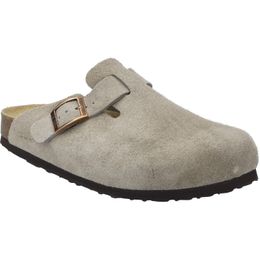 Josef Seibel Damen Clog "Hermine 04, taupe", Gr. 38, grau, Obermaterial: 100% Rindsleder Leather cow., Schuhe