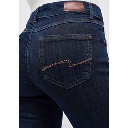 Angels Damen Slim-fit-Jeans "SKINNY", blau, Gr. 48, Denim/Jeans, Obermaterial: 91% Baumwolle, 6% Polyester, 3% Elasthan, Jeans