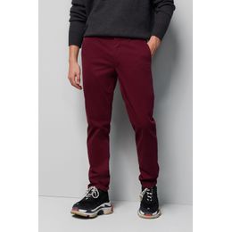 MEYER Herren Chinos "M5 Chino", rot, Gr. 36, unifarben, 98% Baumwolle, 2% Elasthan, Hosen, im unifarbenen Design