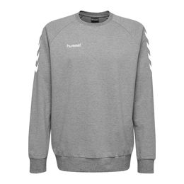 Hummel Sweatshirt Jungen Gr&ouml;&szlig;e 104 grau / wei&szlig;