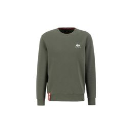 Alpha Industries Sweatshirt 'Basic Small Logo' male Green size XXL