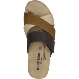 Josef Seibel Damen Sandale "Tonga 84, beige-multi", Gr. 37, beige, Obermaterial: 100% Rindsleder Leather cow., Schuhe