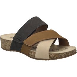 Josef Seibel Damen Sandale "Tonga 84, beige-multi", Gr. 39, beige, Obermaterial: 100% Rindsleder Leather cow., Schuhe