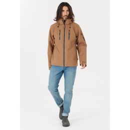 WHISTLER Herren Outdoorjacke "Downey", braun, Gr. S, unifarben, 65% Polyester, 35% Baumwolle, Jacken, mit 10.000 mm Wassers&auml;ule
