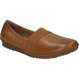 Josef Seibel Damen Ballerina "Josie 02, camel", Gr. 37, braun, Obermaterial: 100% Rindsleder Leather cow., Schuhe