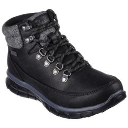Skechers Damen Winterboots "SYNERGY-COOL SEEKER", Gr. 37, schwarz, Textil, unifarben mit Farbeinsatz, Schuhe, Trekkingschuh, Winterstiefel mit