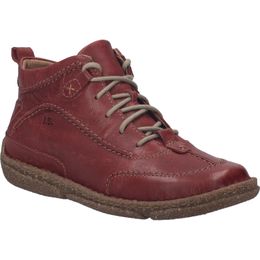 Josef Seibel Damen Stiefelette "Neele 52, bordeaux", Gr. 42, rot, Obermaterial: 100% Rindsleder Leather cow., Schuhe