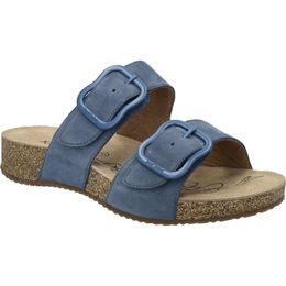 Josef Seibel Damen Sandale "Tonga 64, jeans", Gr. 38, blau, Obermaterial: 100% Rindsleder Leather cow., Schuhe