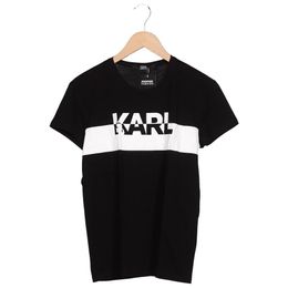 K by KARL LAGERFELD Karl Lagerfeld T-Shirt Damen Gr&ouml;&szlig;e M Second Hand schwarz
