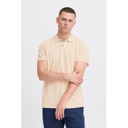 Poloshirt Blend "BHEric", Herren, Gr. XXL, bleached sand, Web, 100% Baumwolle, unifarben, Basic, regular fit normal, V-Ausschnitt, normaler Saum, Shirts, Klassisches Poloshirt