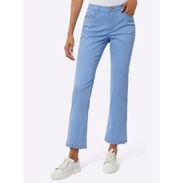 CR&Eacute;ATION L CREATION L Damen Bequeme Jeans, blau, Gr. 52, unifarben, 63% Baumwolle, 35% Lyocell, 2% Elasthan, Jeans