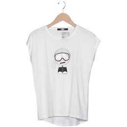 K by KARL LAGERFELD Karl Lagerfeld T-Shirt Damen Gr&ouml;&szlig;e M Second Hand wei&szlig;