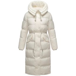 Navahoo Damen Steppmantel "Knusperherz 14", wei&szlig;, Gr. XXL, Obermaterial 1: 100% Polyester. Obermaterial 2: 100% Nylon. Innenfutter: 100% Polyester.