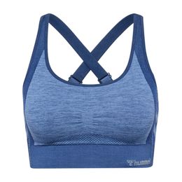 Hummel Sport-BH Damen Gr&ouml;&szlig;e XL saphir / enzian / grau