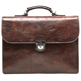 Castelijn & Beerens Castelijn & Beerens Document Bag 'Rien ' male Brown size One Size