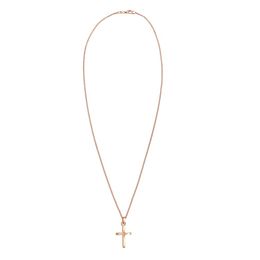 Elli Kette ' Kreuz' Damen Gr&ouml;&szlig;e 45 rosegold