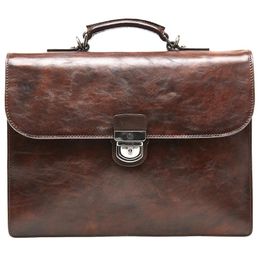 Castelijn & Beerens Castelijn & Beerens Document Bag 'Rien ' male Brown size One Size