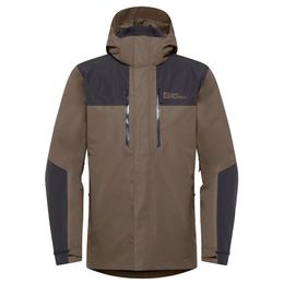 Jack Wolfskin Outdoorjacke 'Jasper' Herren Gr&ouml;&szlig;e M brokat / schwarz