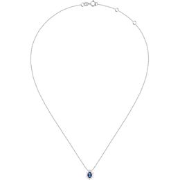 Live Diamond Kette Damen Gr&ouml;&szlig;e One Size blau / silber