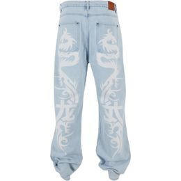 Karl Kani Herren Bequeme Jeans "Karl Kani Herren"bleached blau, Gr. 36, 100% Baumwolle, Jeans