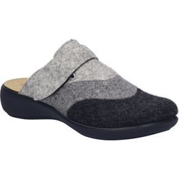 Josef Seibel Damen Hausschuh "Korsika 308, titan-multi", Gr. 41, grau, Obermaterial: 100% Textilmaterial TEXMAT., Schuhe