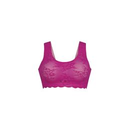 Damen Bralette "Essential Lace", ANITA SINCE 1886, Gr. XS, pink, Stoff, Obermaterial: 61% Polyamid, 39% Elasthan, gemustert, unifarben, BHs, mit