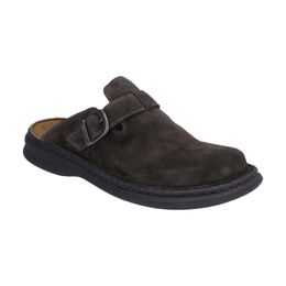 Josef Seibel Herren Clog "Madrid, titan", Gr. 46, grau, Obermaterial: 100% Rindsleder Leather cow., Schuhe