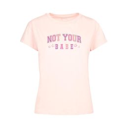 F4NT4STIC Shirt 'Girl Power Not Your Babe Internationaler Frauentag' female Pink size M