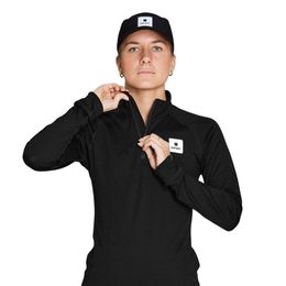 Saysky Merino 165 Base 1/2 Zip Long Sleeve Bekleidung Damen schwarz