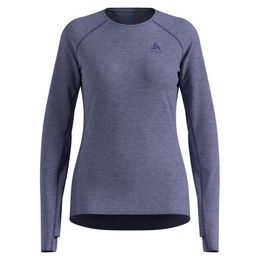 Odlo X-Alp PW 115 Crewneck L/S Bekleidung Damen blau