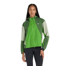 New Balance Better Run Waterproof Jacket Bekleidung Damen gr&uuml;n
