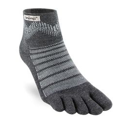 injinji Outdoor Midweight Mini-Crew Wool Bekleidung Unisex grau XL