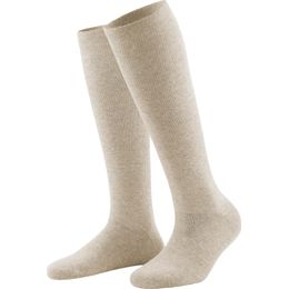 w&auml;schepur Damen Kompressionskniestrumpf beige, Gr&ouml;&szlig;e 43-46