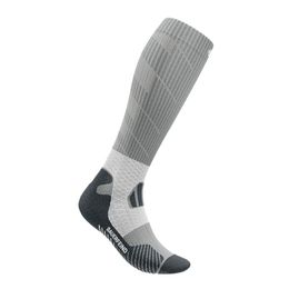 Bauerfeind Sports Trail Run Compression Socks - EU 39-42 Bekleidung Damen grau S