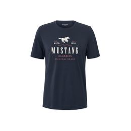 Tchibo - T-Shirt &raquo;Mustang&laquo; - Herren - Gr. XXL - blau/print