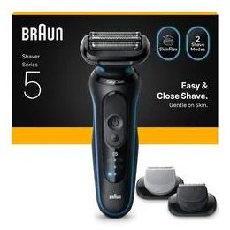Braun Series 5 Elektrorasierer Herren 50 Min Akku+2 Aufs&auml;tze