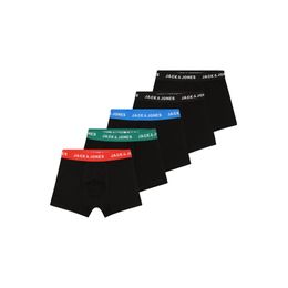 Jack & Jones Jack & Jones Junior Boxershorts 'JACHUEY' Jungen Gr&ouml;&szlig;e 164 marine / gr&uuml;n / rot / schwarz / wei&szlig;