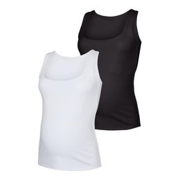Vero Moda Maternity Umstand Tops 'MILLION' Damen Gr&ouml;&szlig;e XS schwarz / wei&szlig;