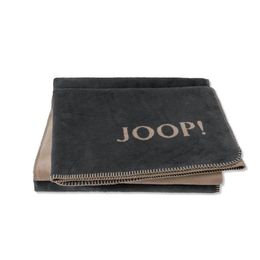 JOOP! Wohndecke Uni Doubleface grau Baumwollmischgewebe Ma&szlig;e (cm): B: 150 H: 1 &raquo; M&ouml;bel Kraft